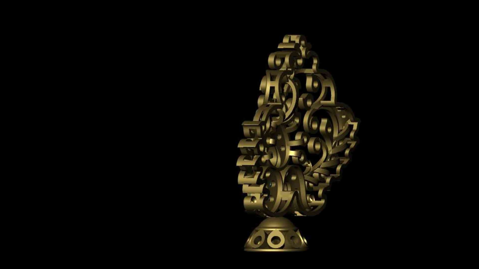 3D model close setting pendent - TurboSquid 1812001