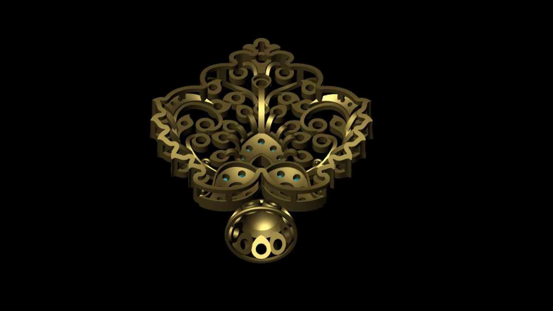 3D model close setting pendent - TurboSquid 1812001