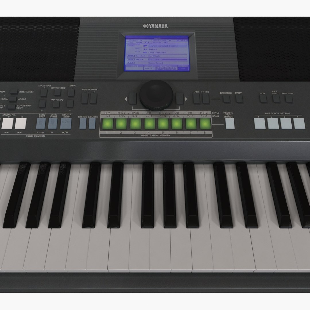 Yamaha Psr S650 Keyboard 3d 3ds