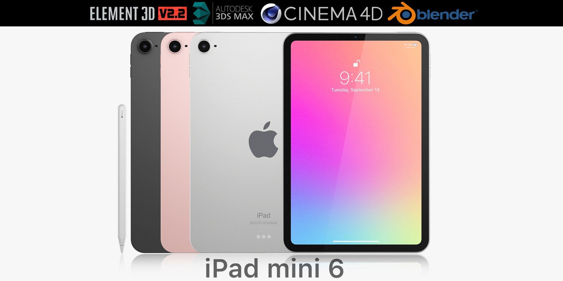 3D Apple IPad Mini 6 Model - TurboSquid 1749050