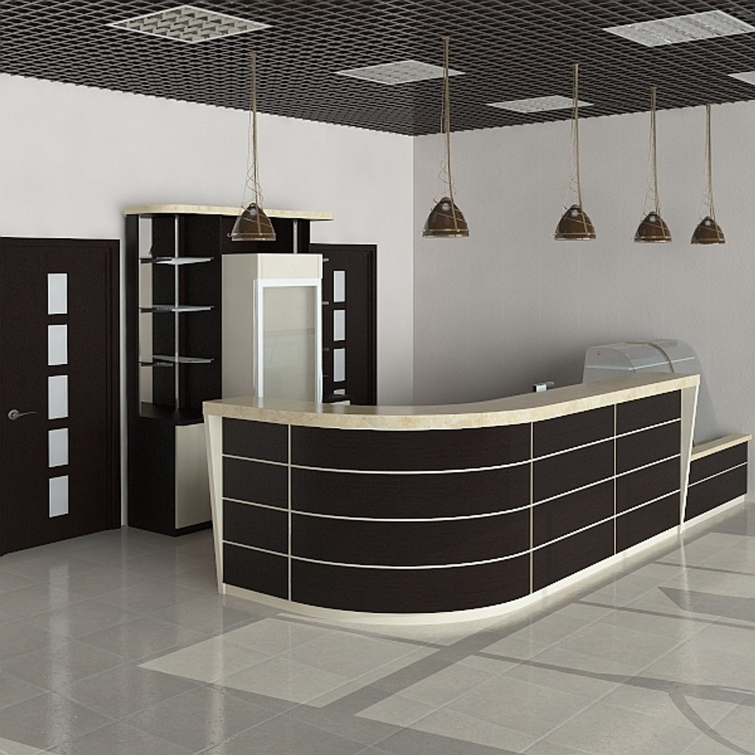 3d Model Bar Interior