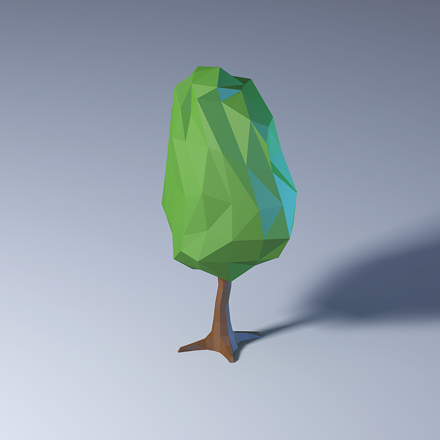 Polygonal trees pack model - TurboSquid 1216696