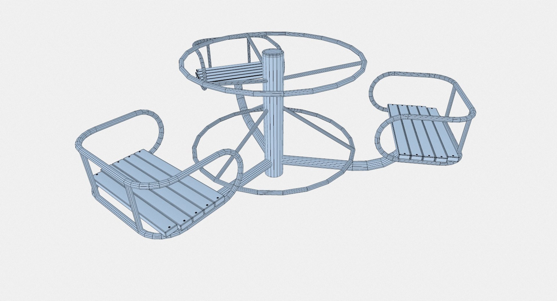 3D Childrens Roundabout Small - TurboSquid 1308096