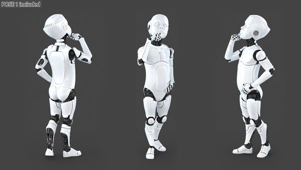 modelo 3d Plataforma de la familia de robots Cyborg - TurboSquid 2113781
