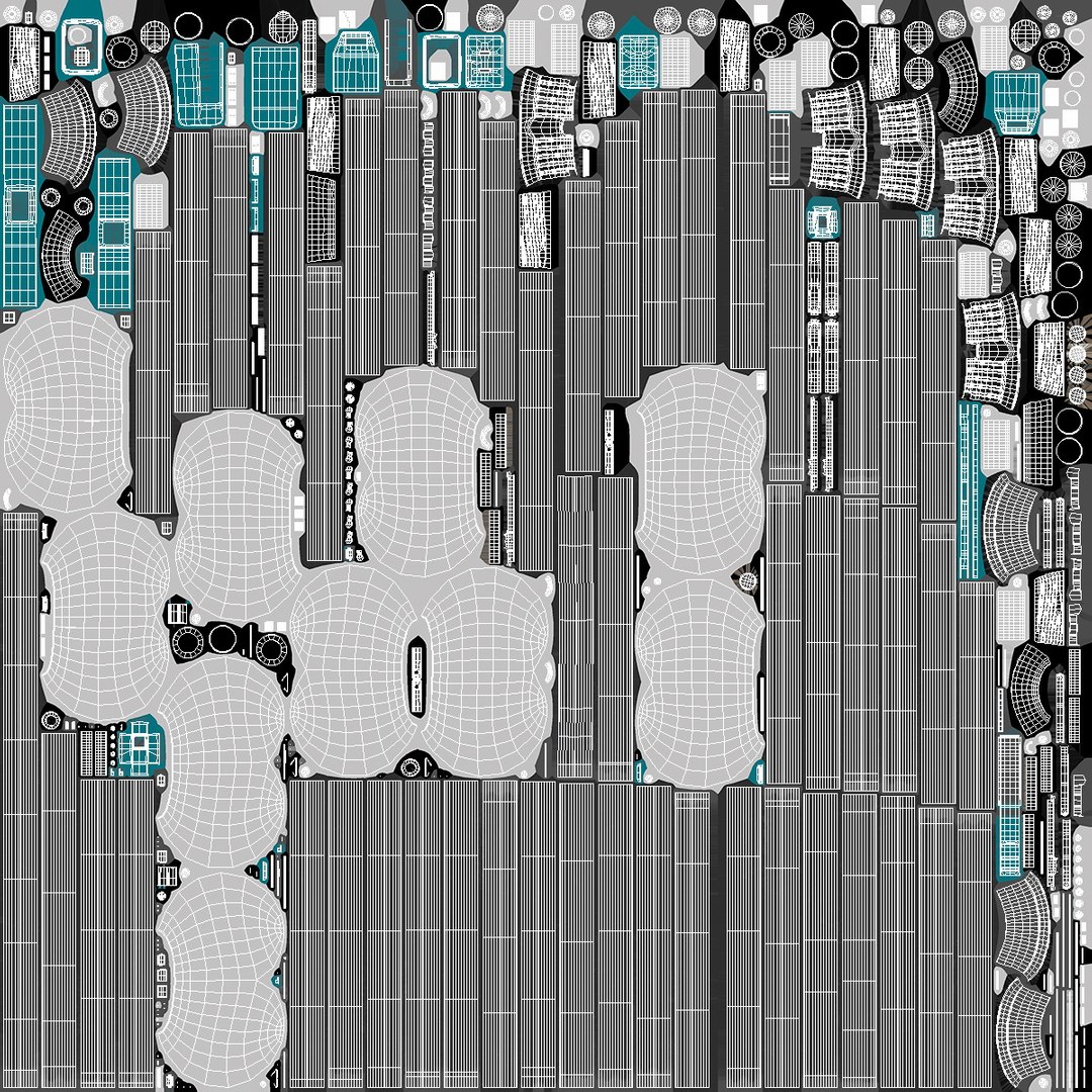 3D Model Outdoor String Lights - TurboSquid 1997406