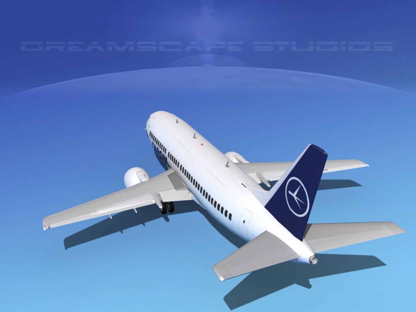 3d boeing 737 737-300 model