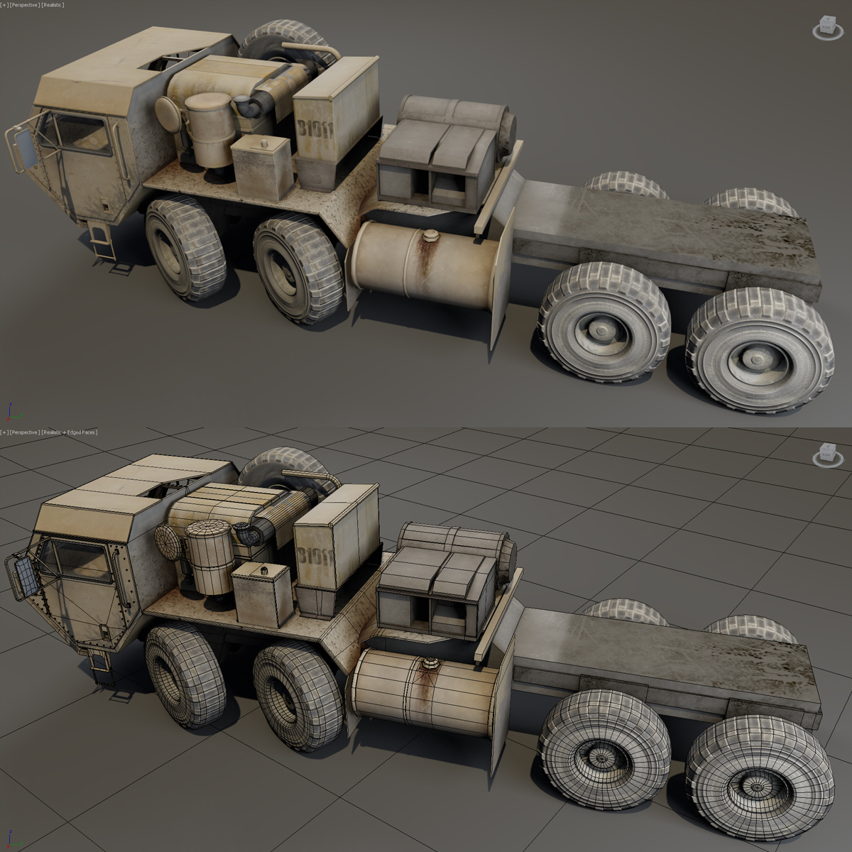 3d hemtt vehicle