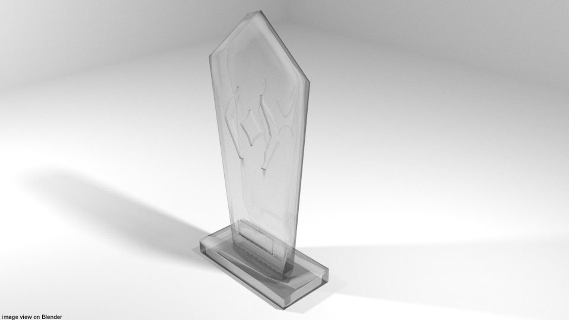 Glass Trophy 3D Model - TurboSquid 1290466