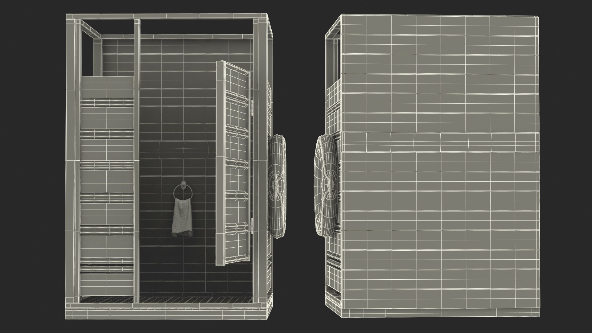 Wooden Dressing Cabin 3D Model - TurboSquid 1769449