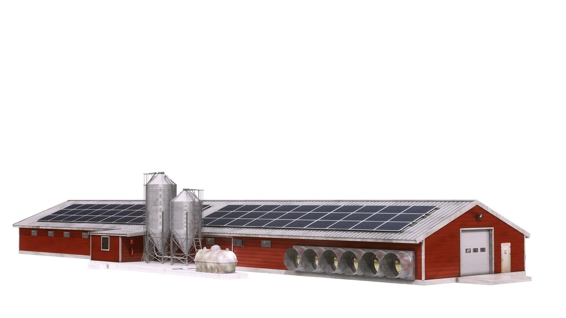 Chicken Farm Barn Empty 3D - TurboSquid 1894890