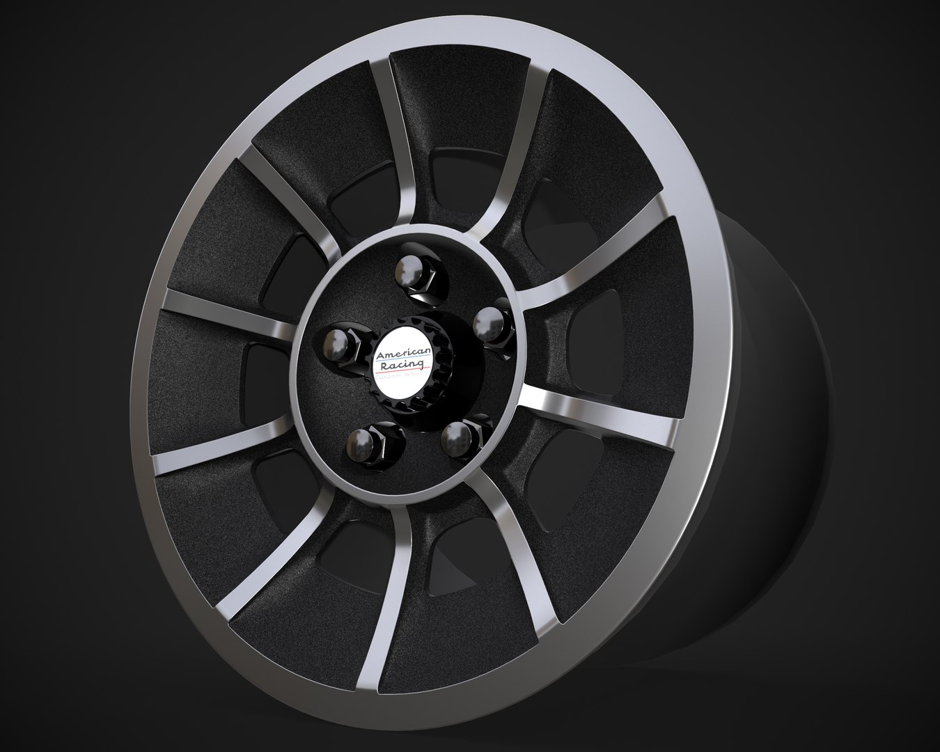 Vector Rim American Racing Model - TurboSquid 1539429