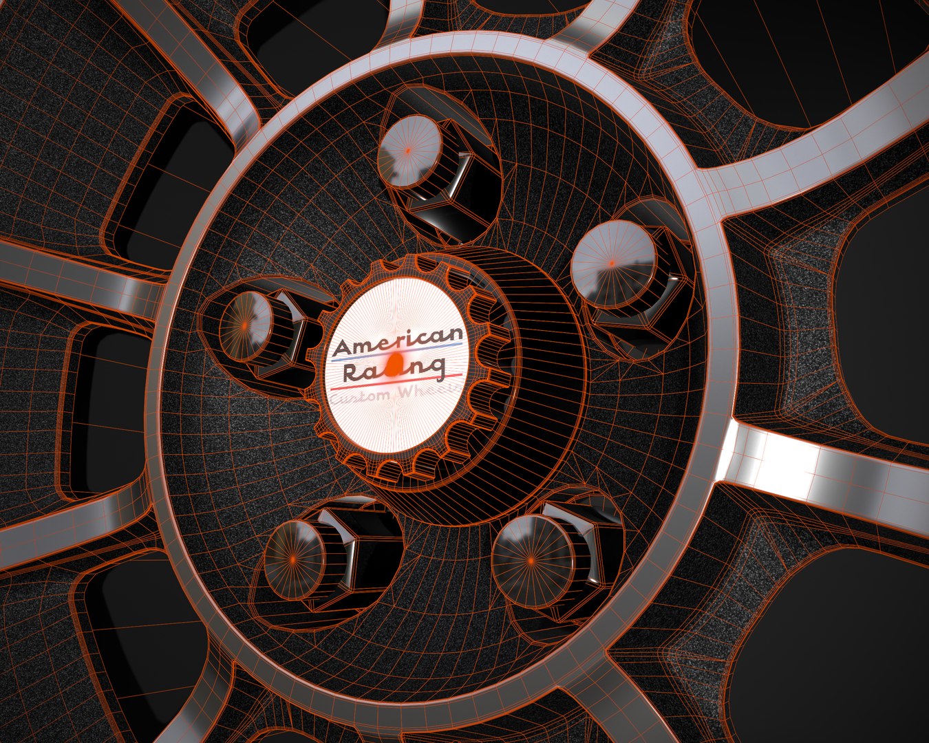 Vector Rim American Racing Model - TurboSquid 1539429