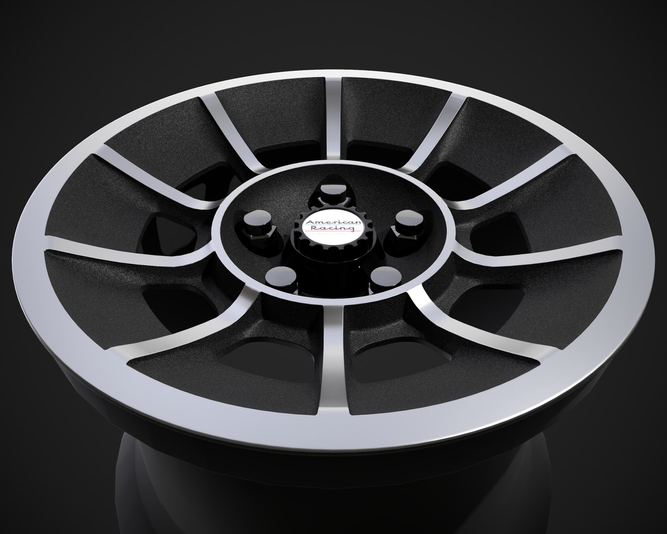 Vector Rim American Racing Model - TurboSquid 1539429