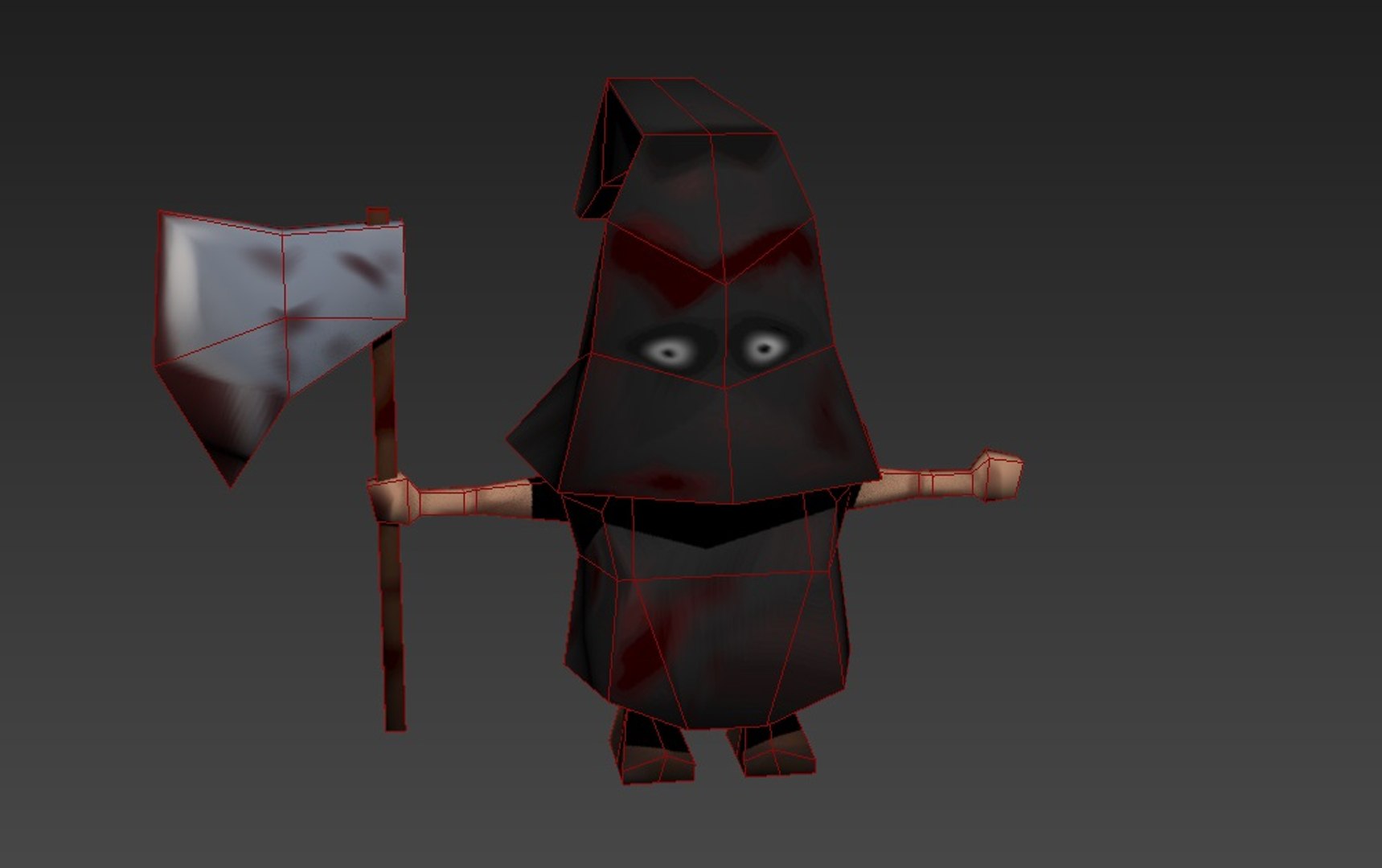 executioner rigged 3d max