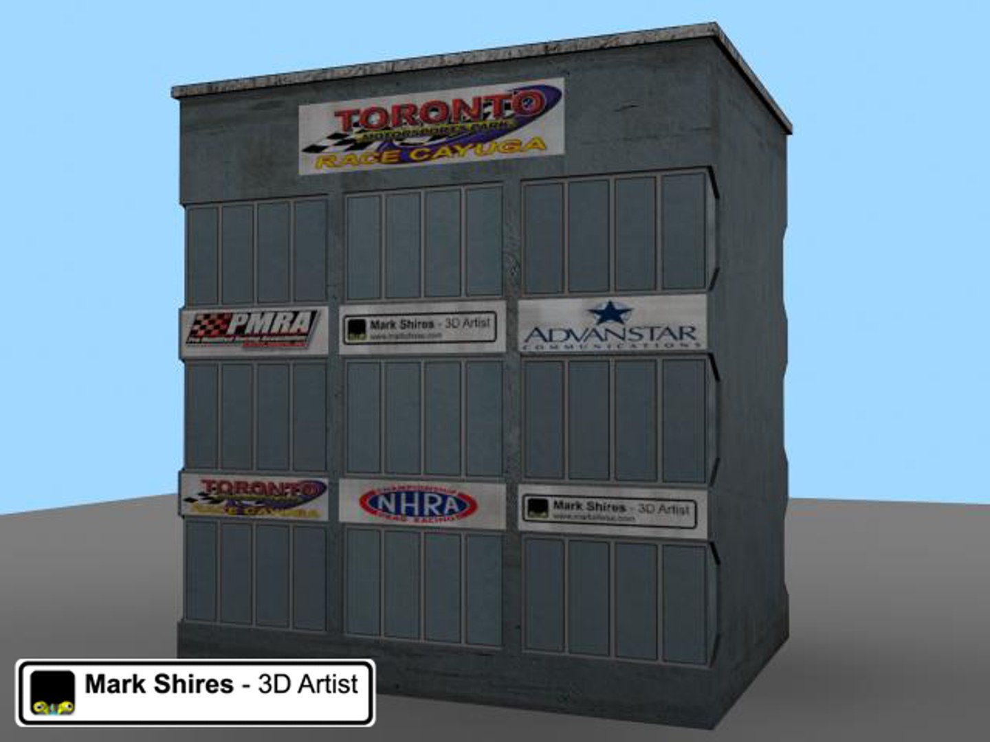 3d race control building