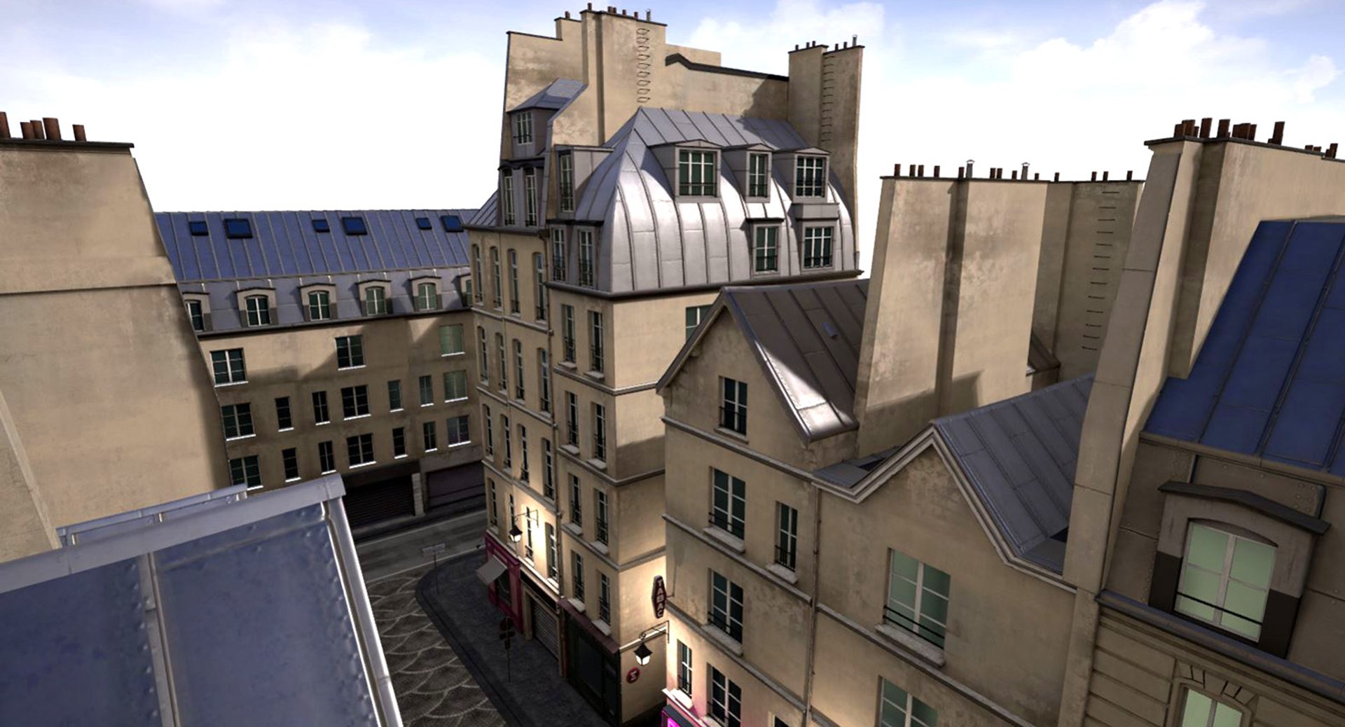 Paris City Modular - Model - TurboSquid 1328588