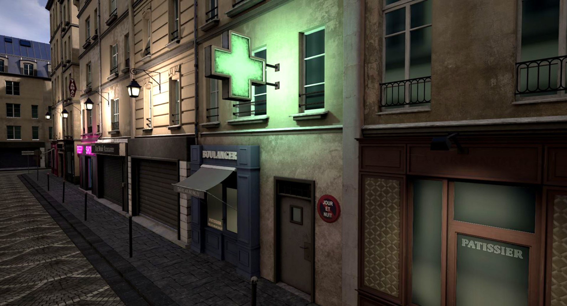 Paris City Modular - Model - TurboSquid 1328588