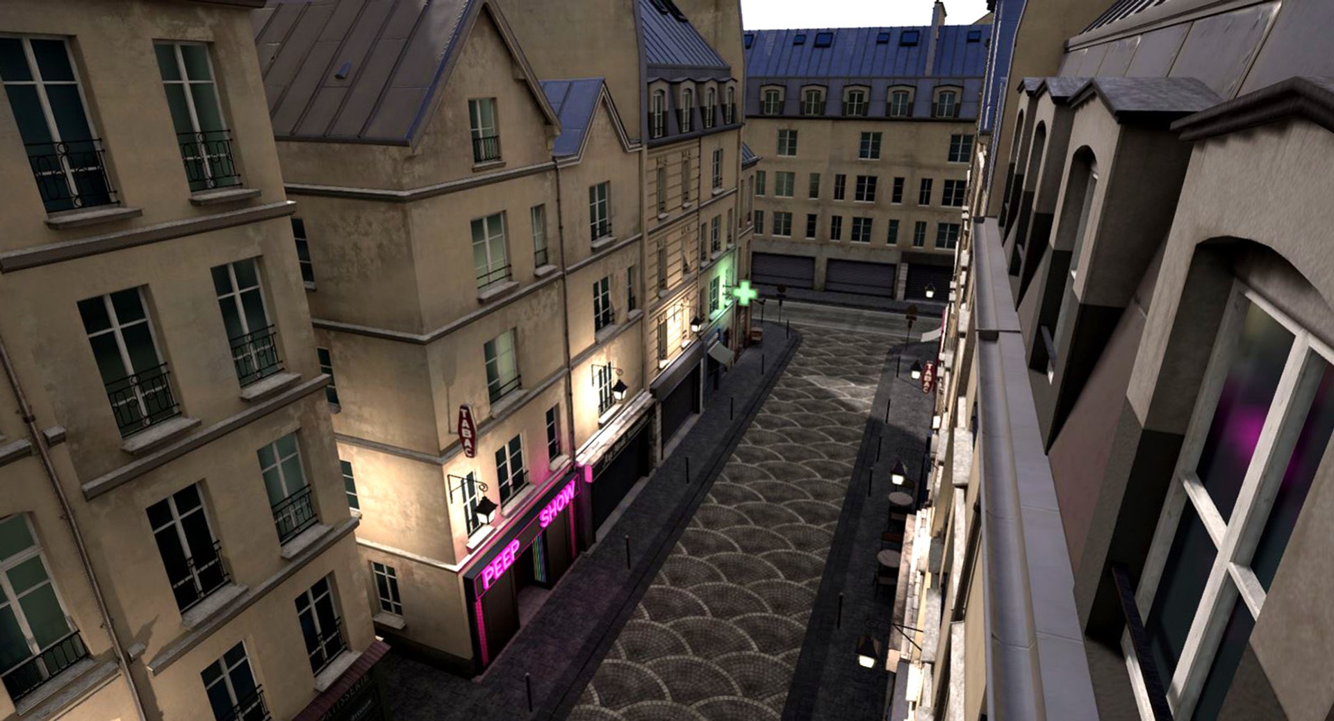 Paris City Modular - Model - TurboSquid 1328588
