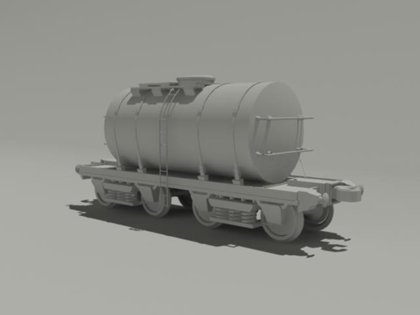 3d Model Old Car Milk