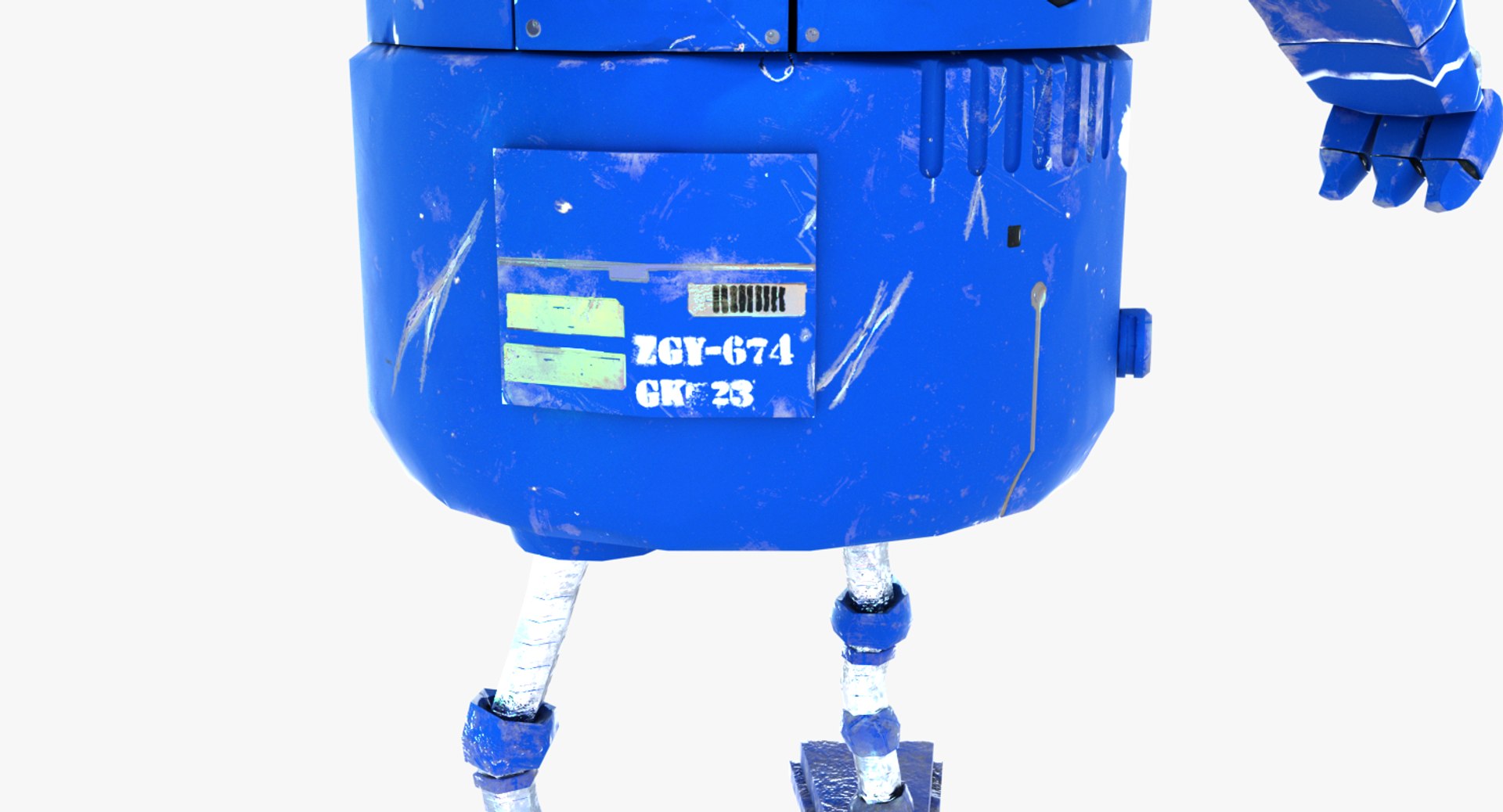 Robot Cute Bot 3d Model
