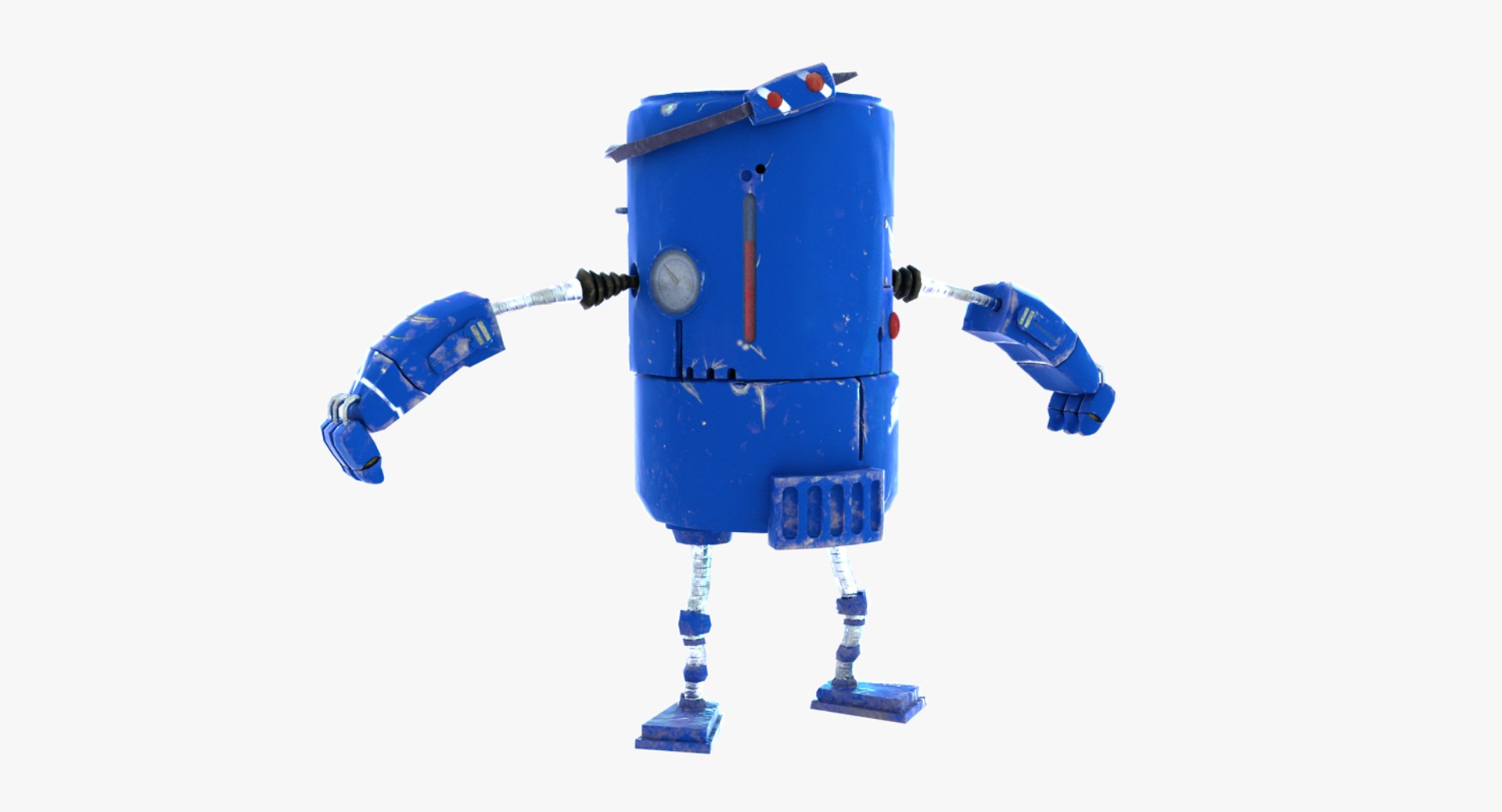Robot Cute Bot 3d Model