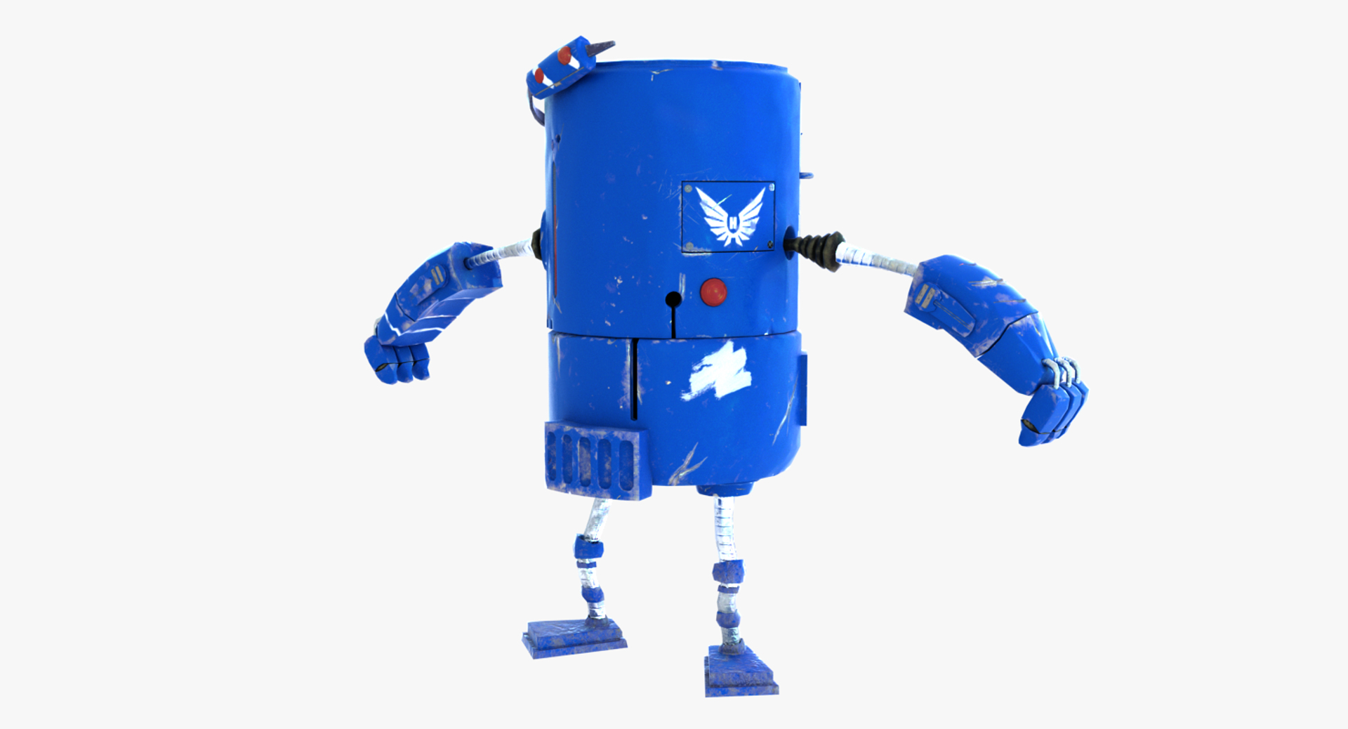 Robot Cute Bot 3d Model
