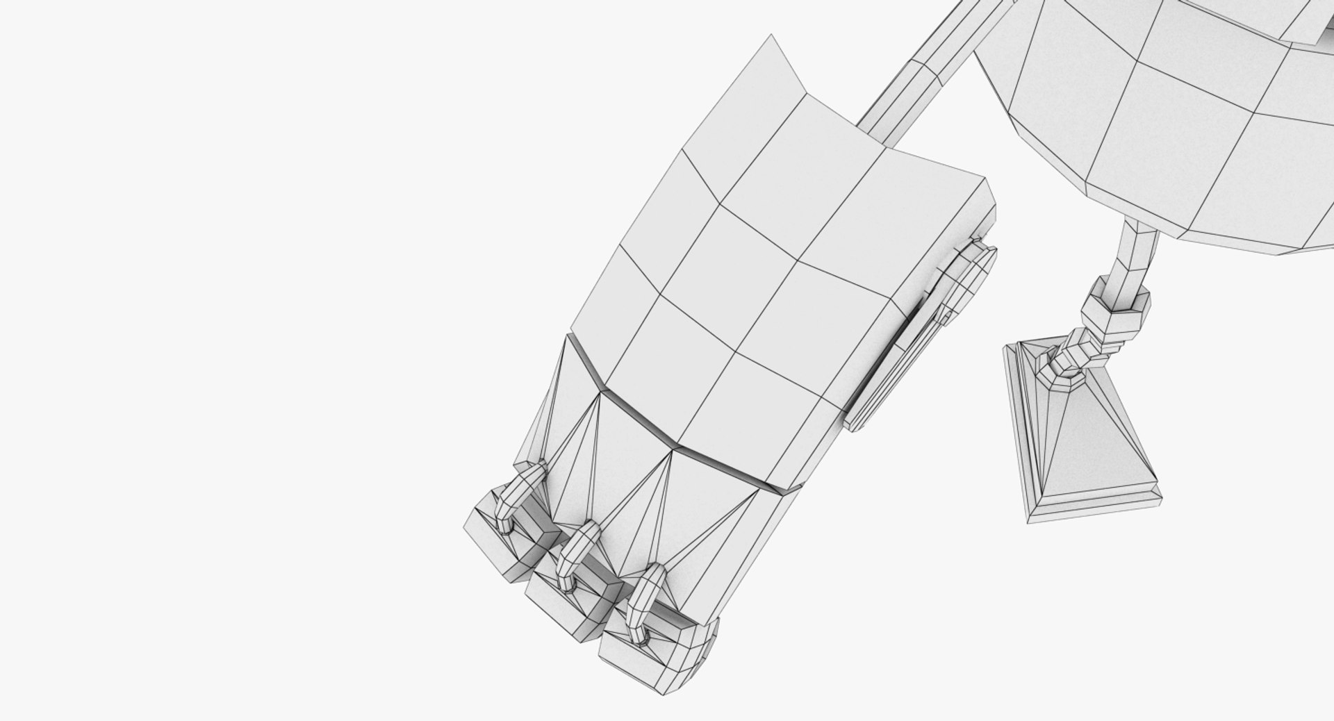Robot Cute Bot 3d Model