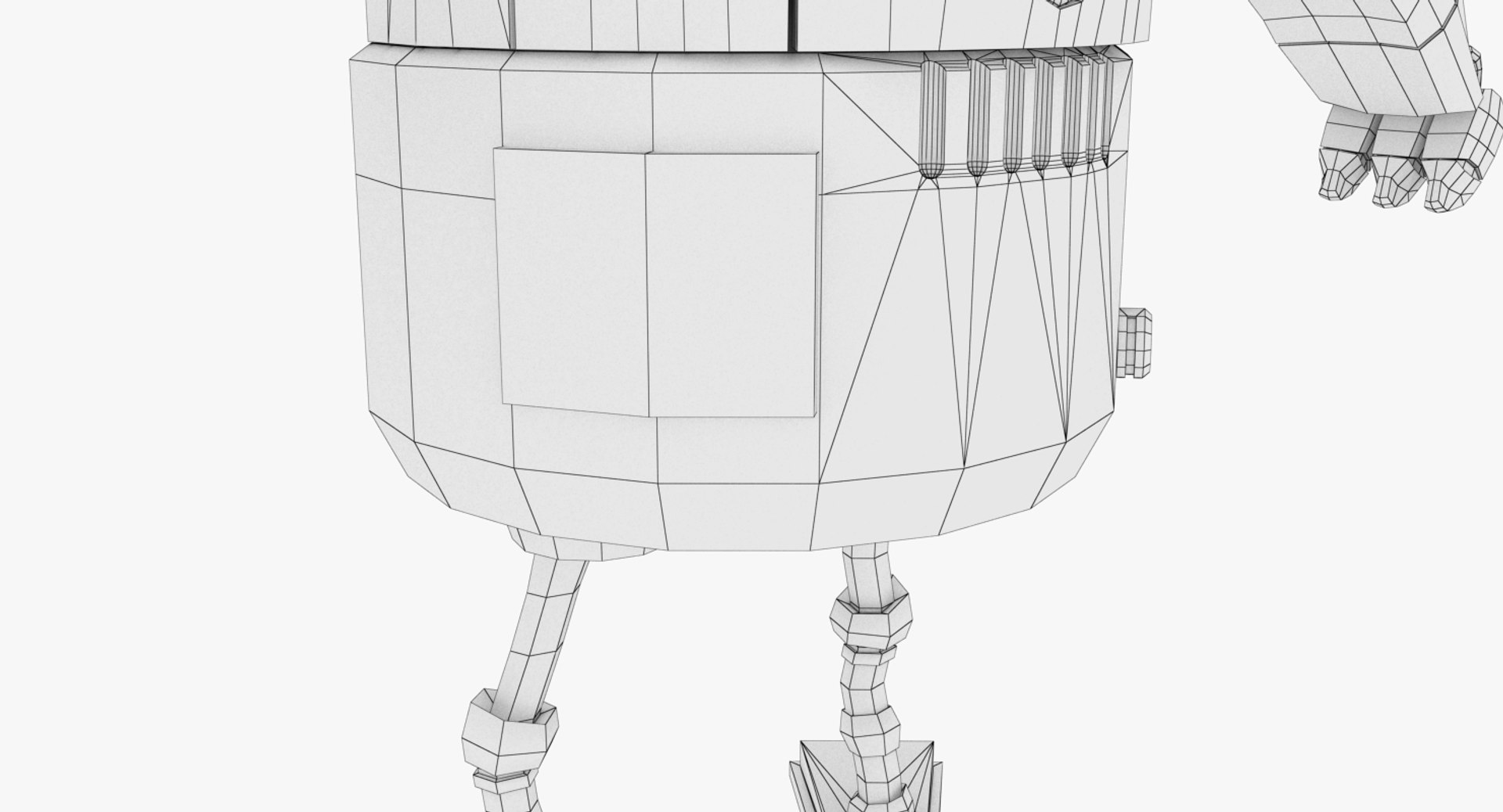 Robot Cute Bot 3d Model