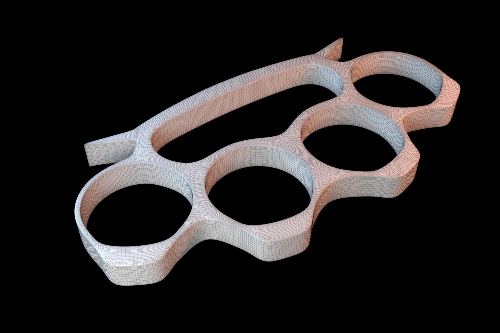 Brass knuckles 3D model - TurboSquid 1630158