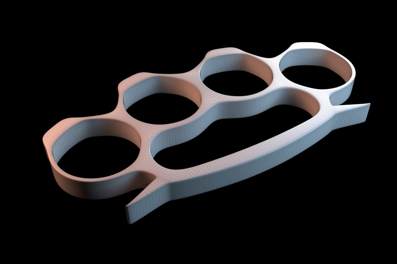 Brass knuckles 3D model - TurboSquid 1630158