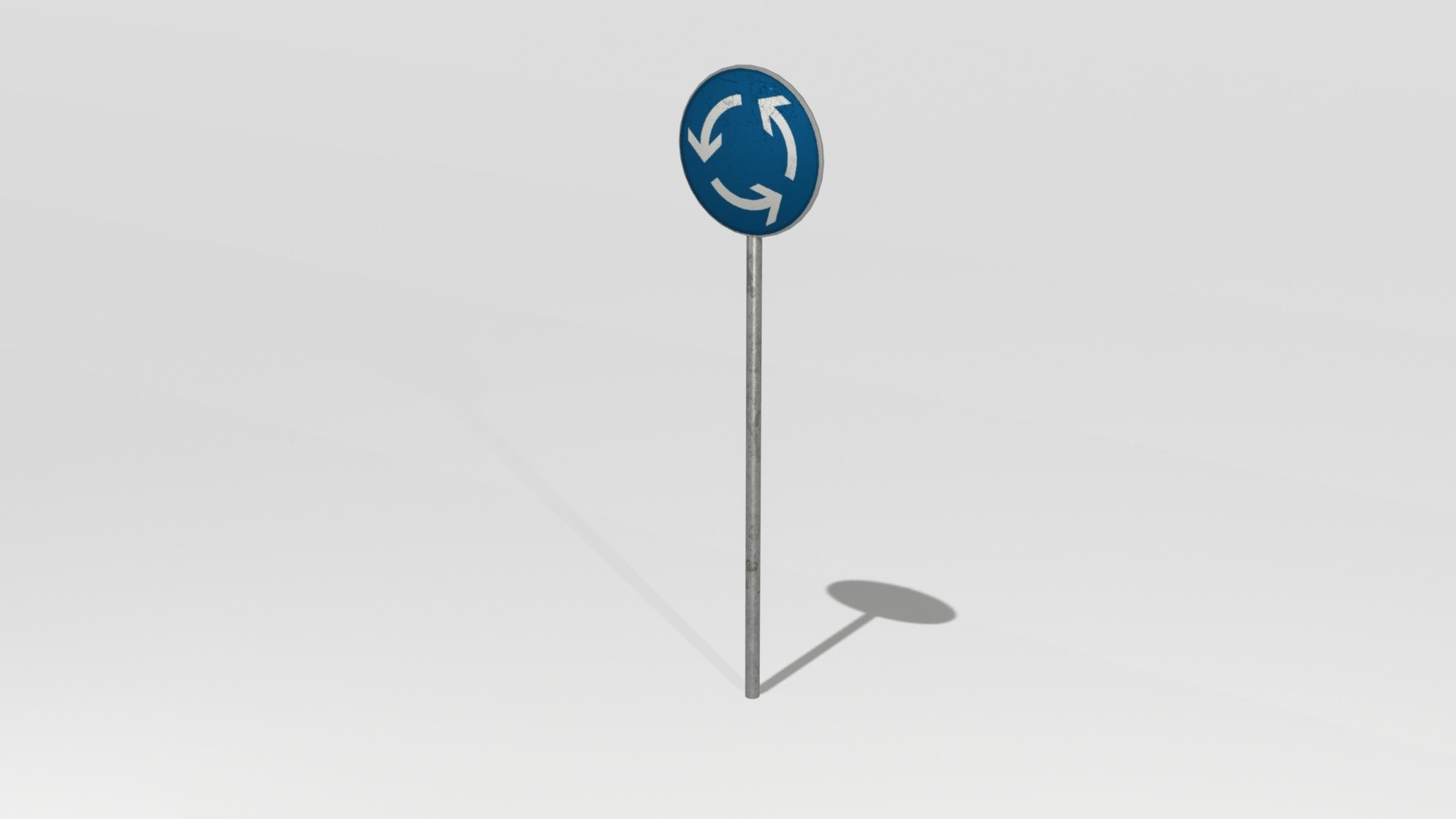 Traffic Sign Roundabout 3D Model - TurboSquid 2144772