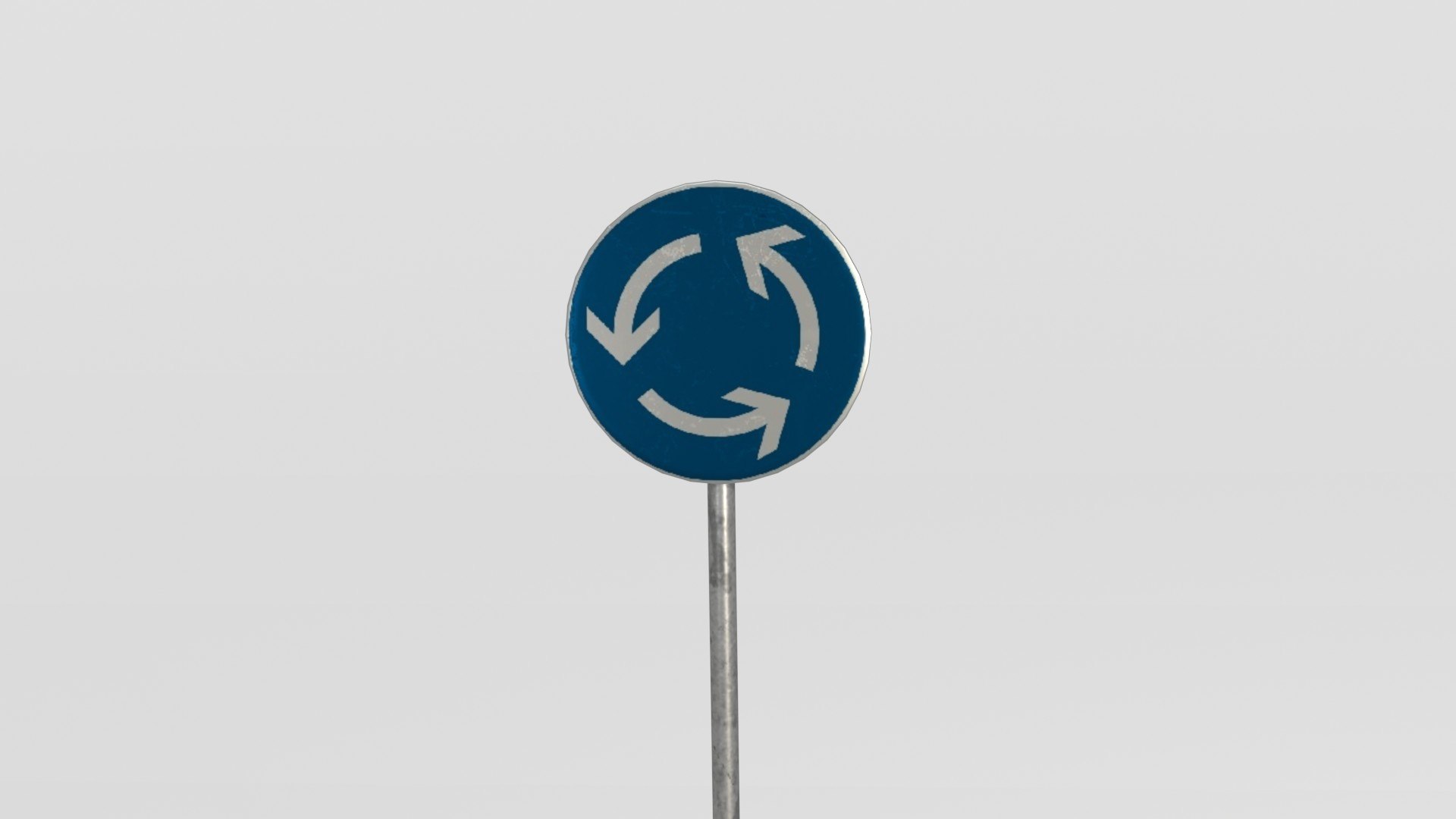 Traffic Sign Roundabout 3D Model - TurboSquid 2144772