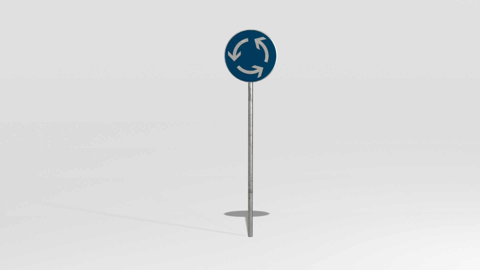 Traffic Sign Roundabout 3D Model - TurboSquid 2144772