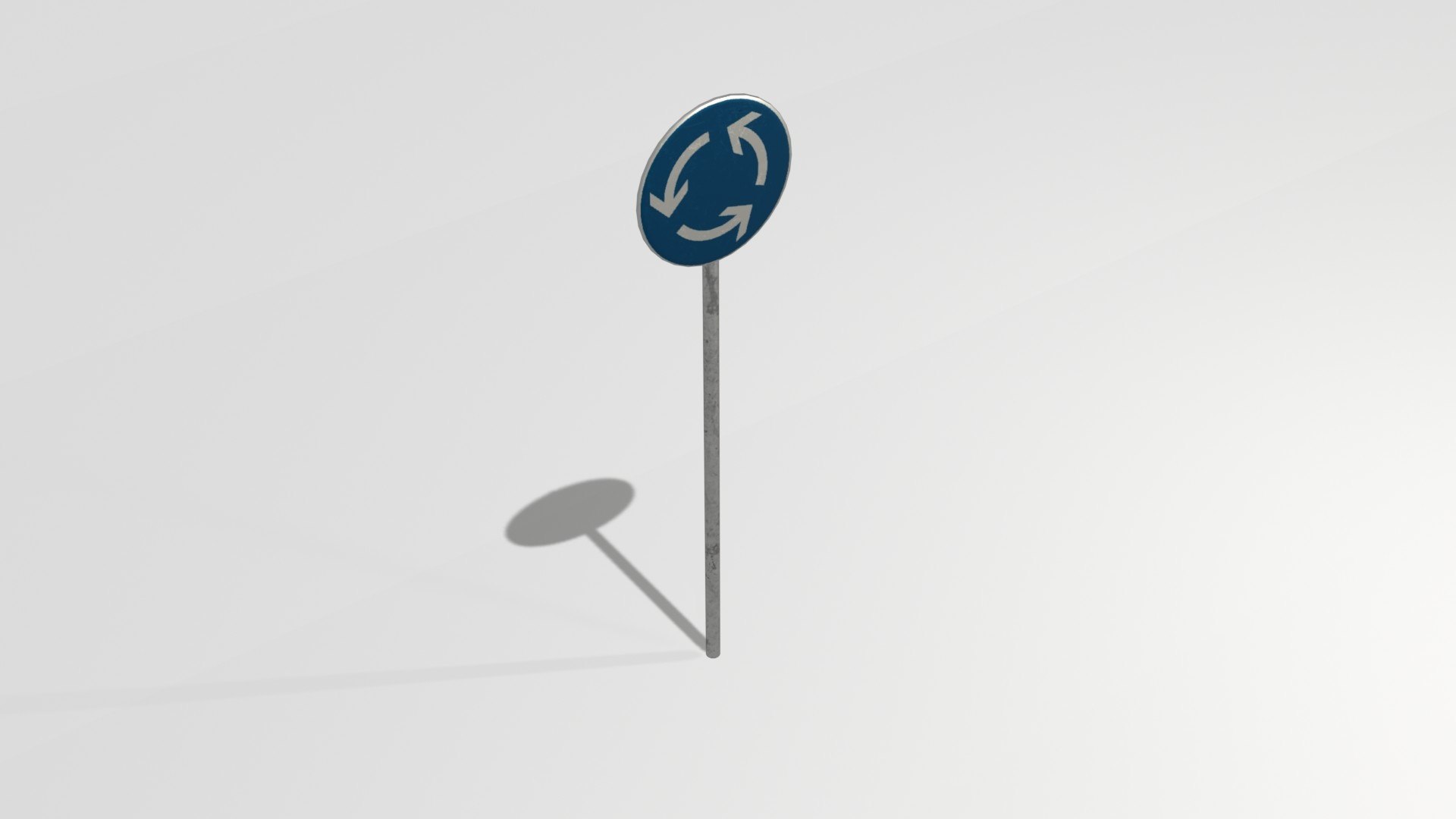 Traffic Sign Roundabout 3D Model - TurboSquid 2144772