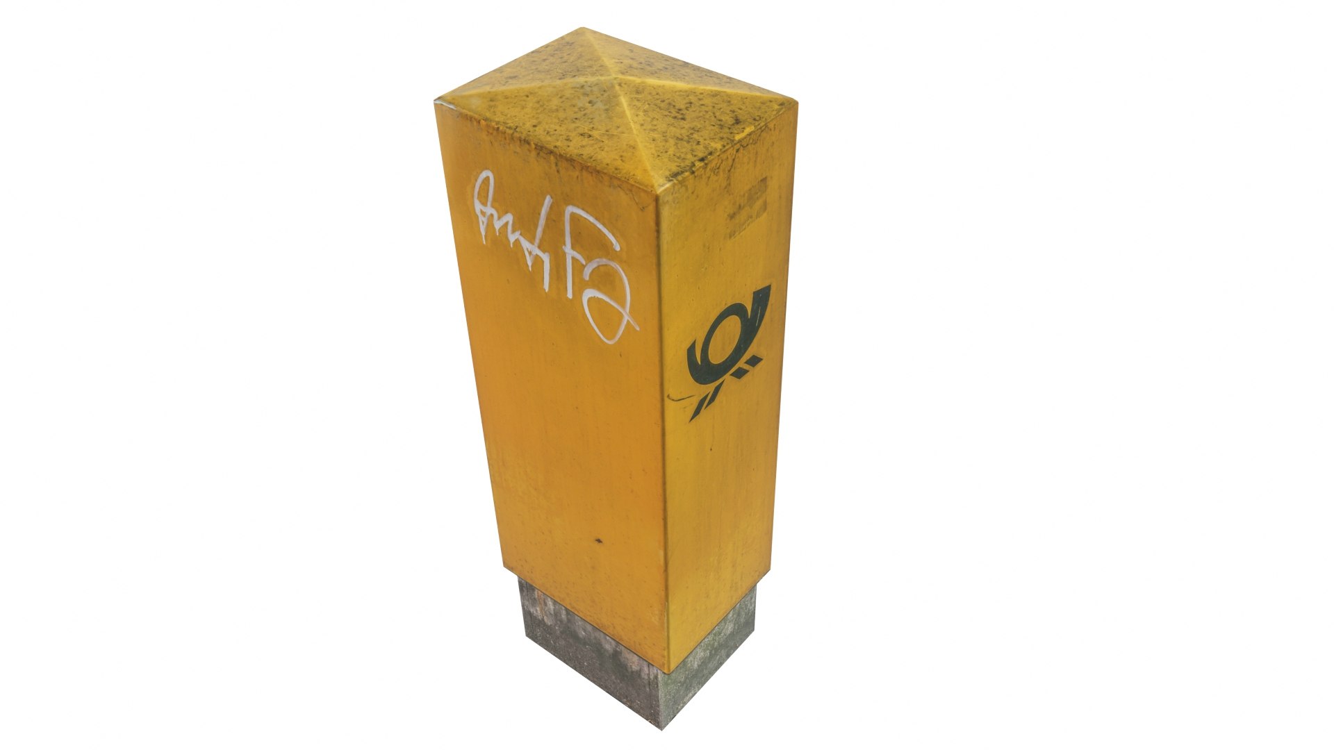 German Mailbox lowpoly 3D model - TurboSquid 1801833