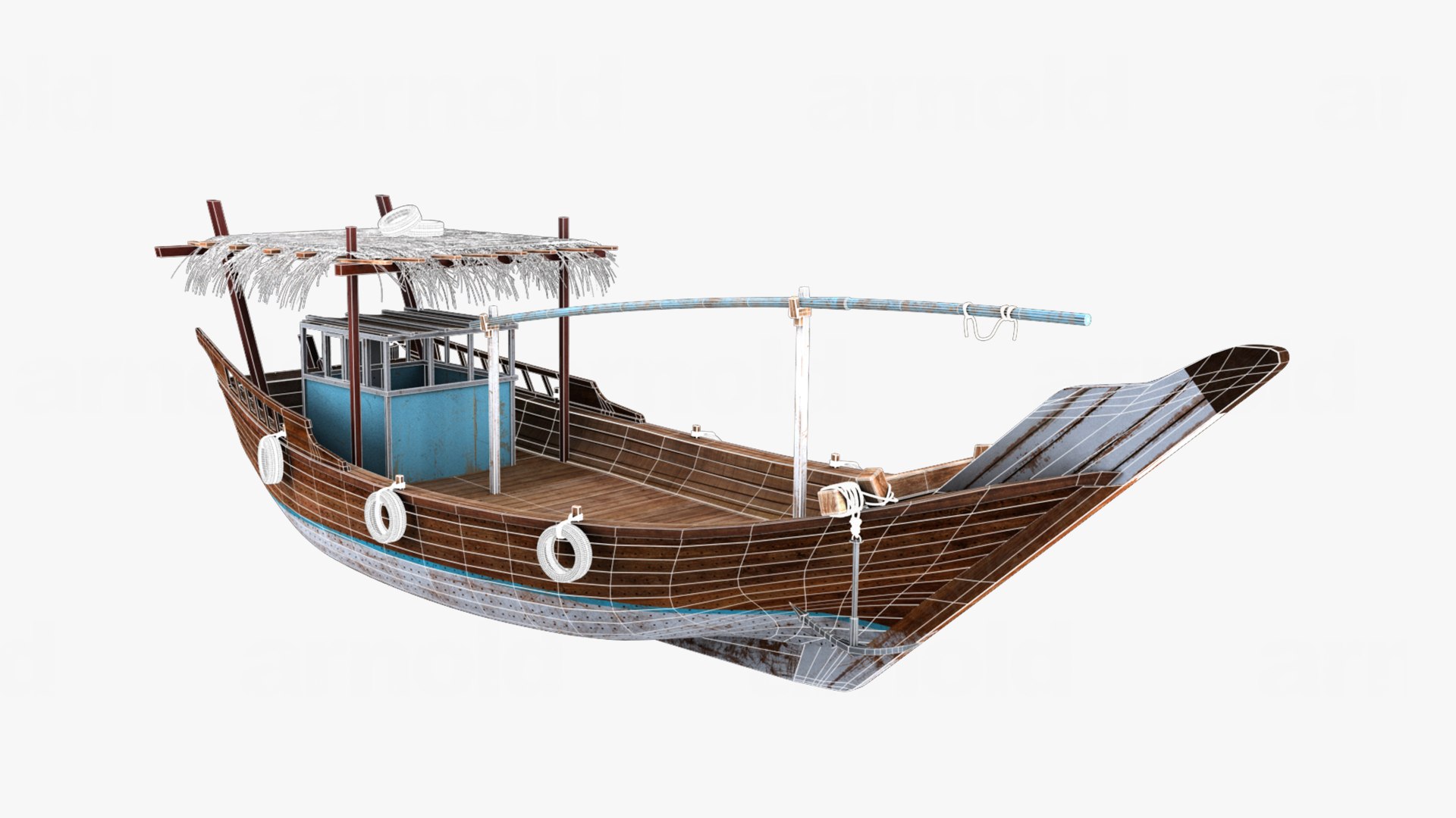 3D Wooden Dhow Model - TurboSquid 1223268