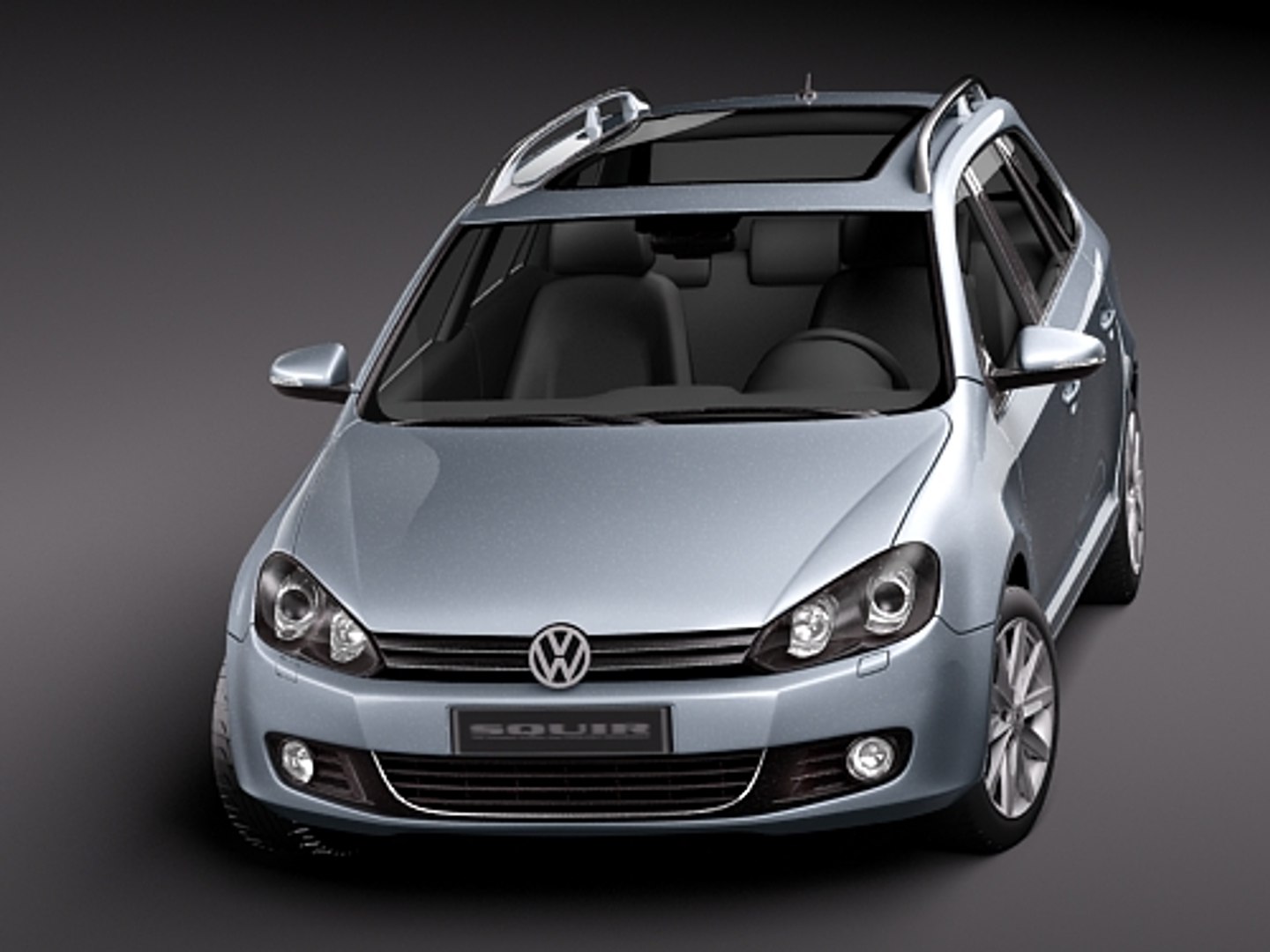 Volkswagen Golf Vi 6 3d Model