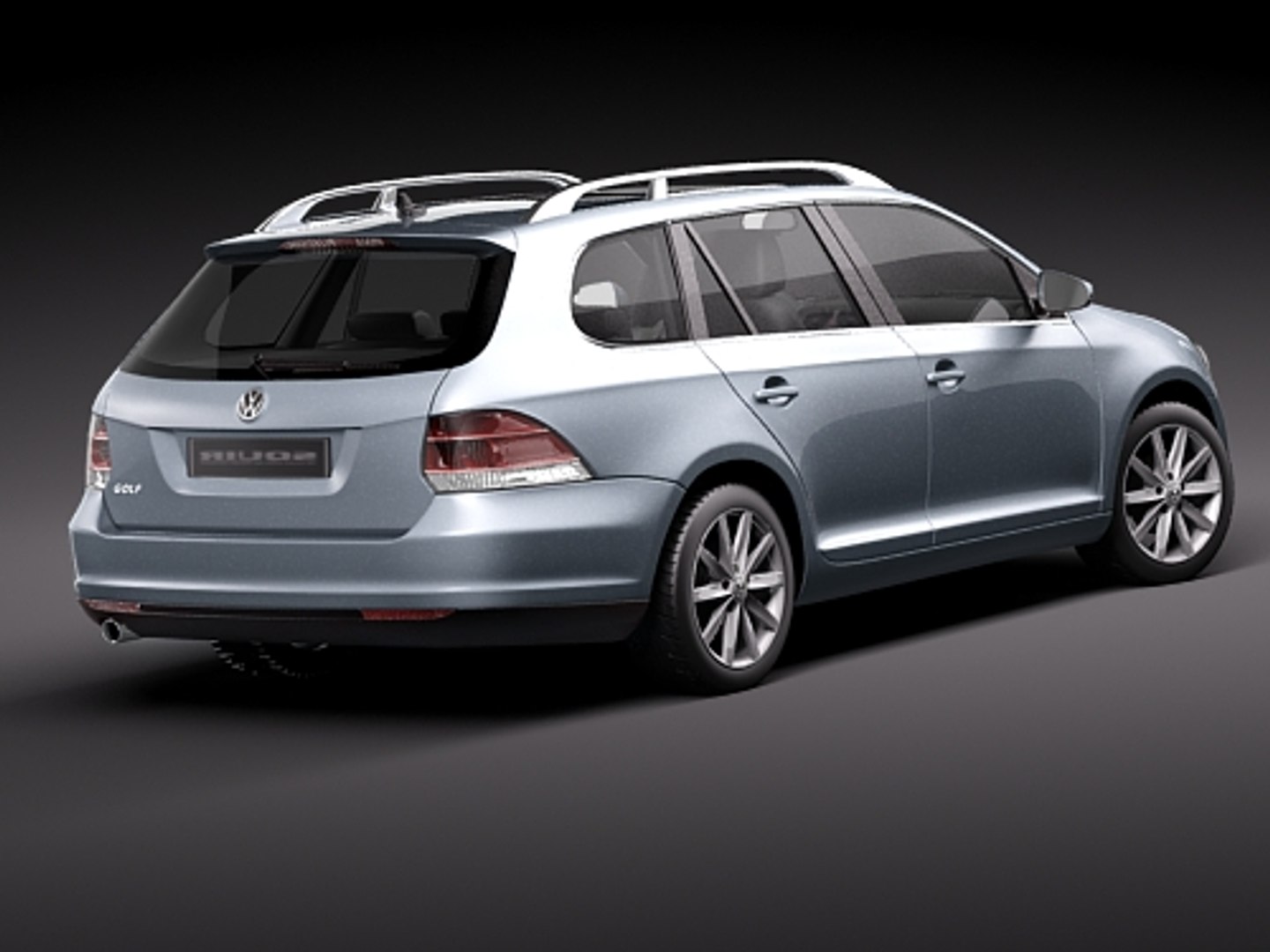 Volkswagen Golf Vi 6 3d Model