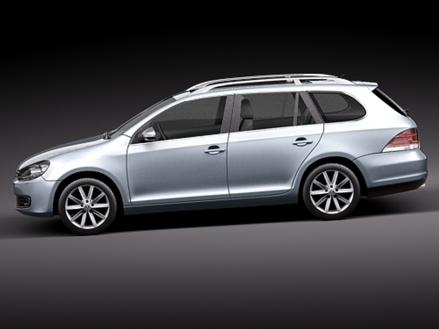 Volkswagen Golf Vi 6 3d Model