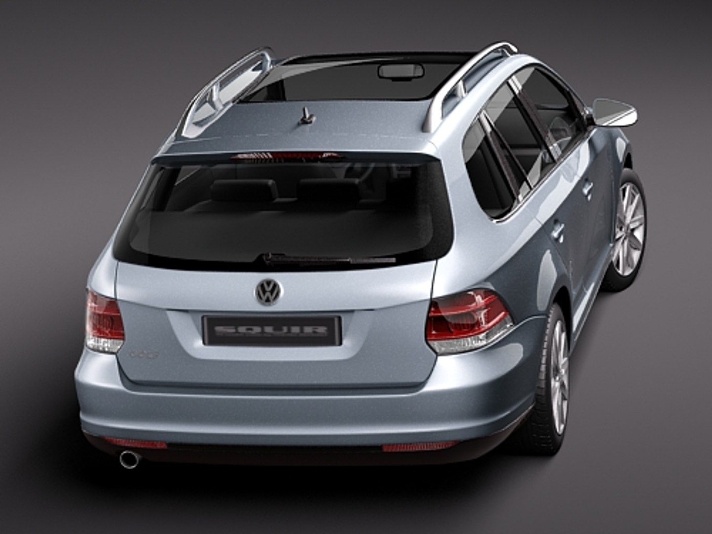 Volkswagen Golf Vi 6 3d Model