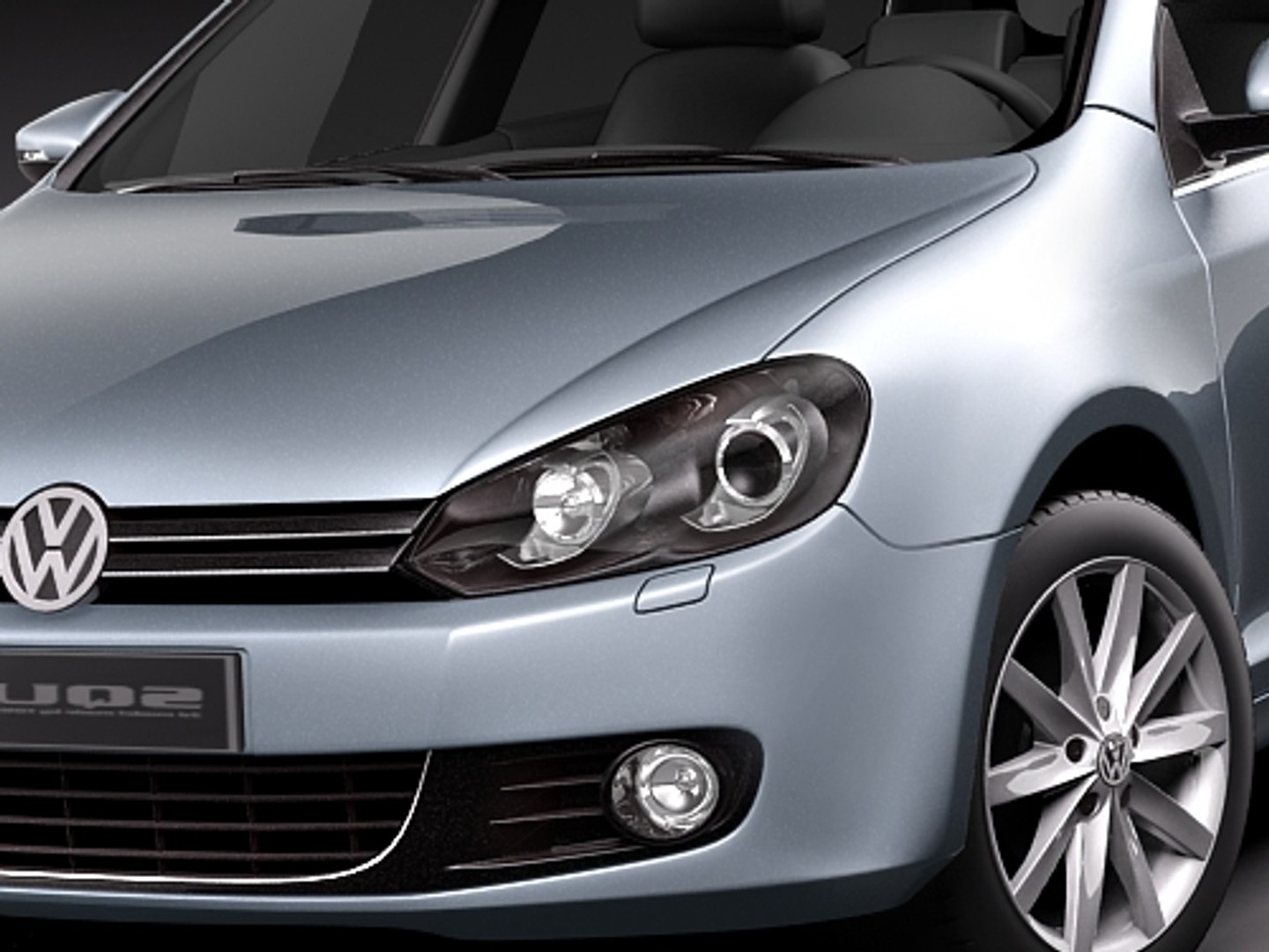 Volkswagen Golf Vi 6 3d Model