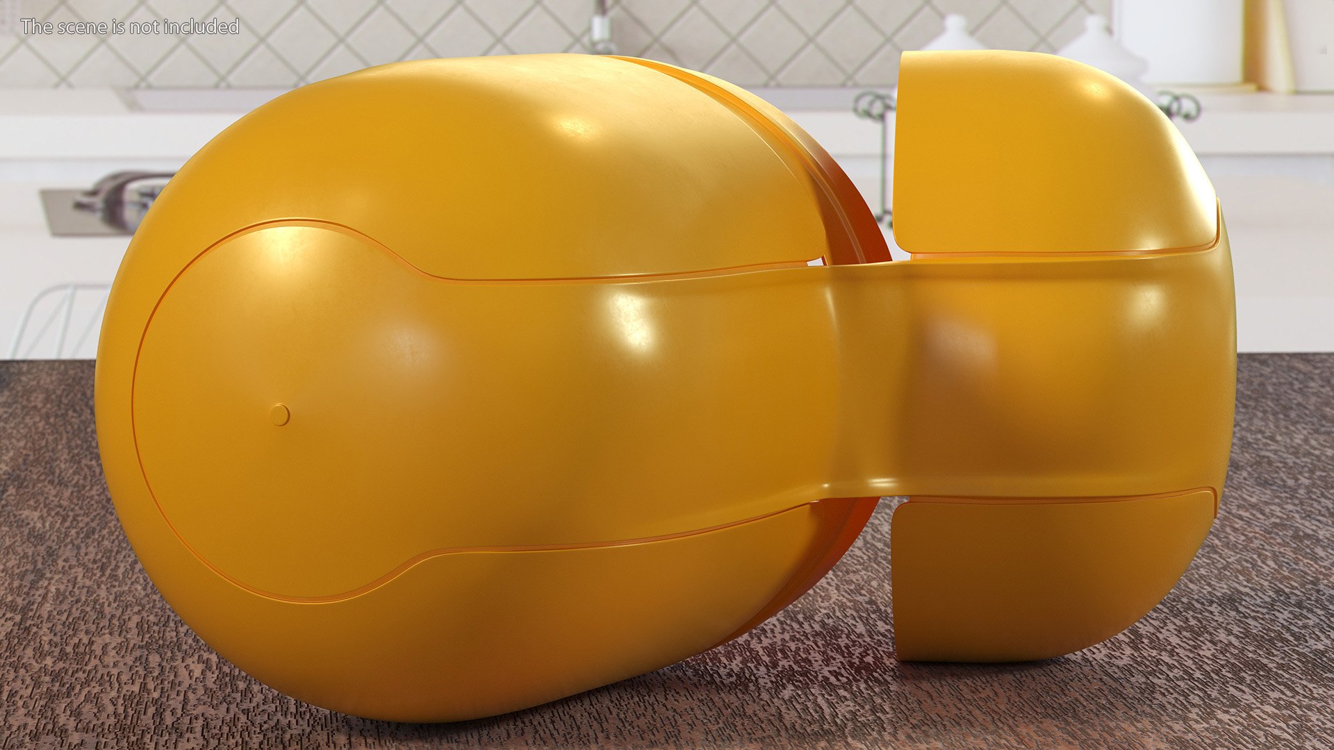 Open Dark Kinder Egg Plastic Container Model - TurboSquid 2098116