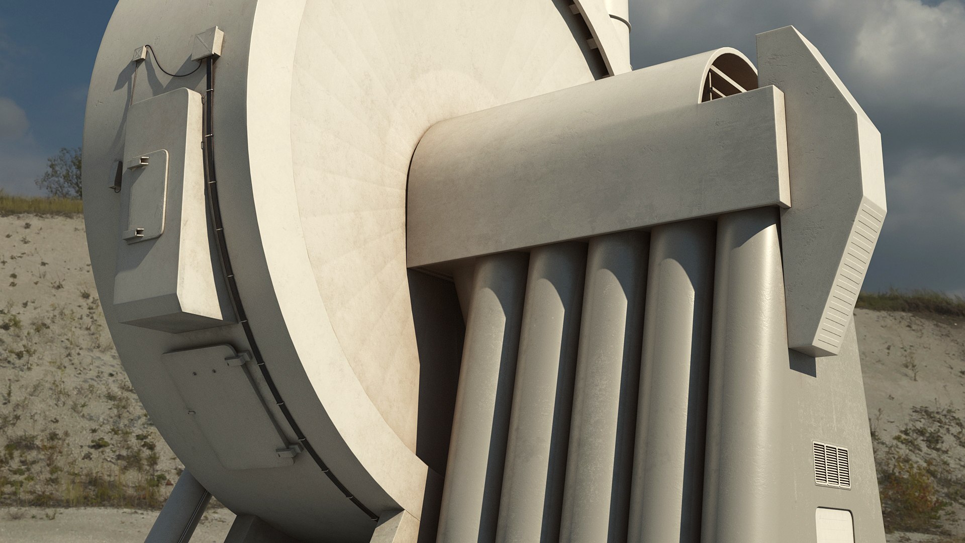 SpinLaunch Space Launch System 3D - TurboSquid 2120044