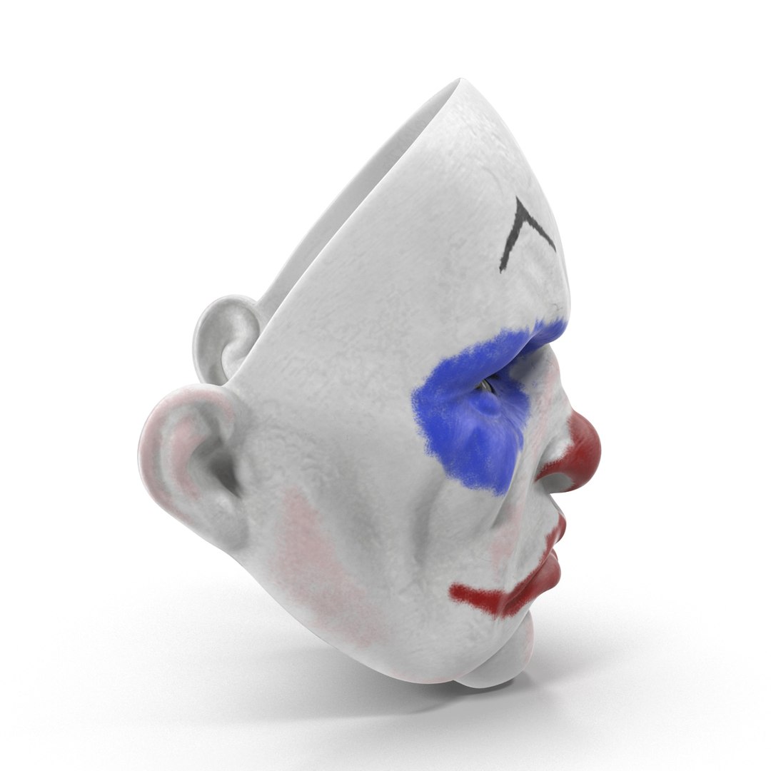 3d Clown Mask Model