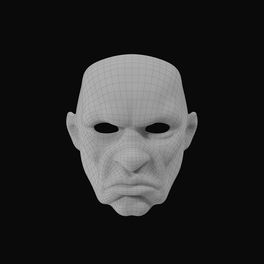 3d Clown Mask Model