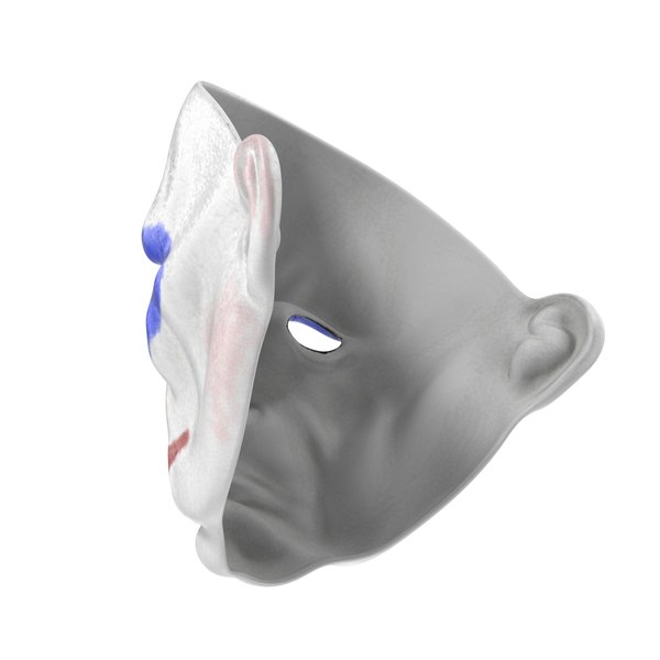 3d clown mask model