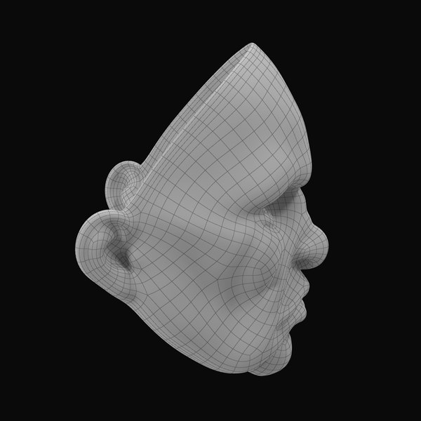 3d clown mask model