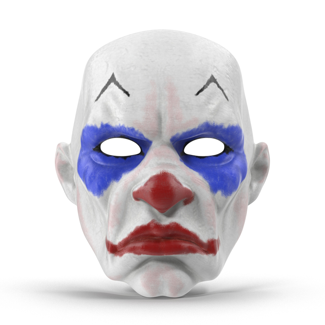 3d clown mask model