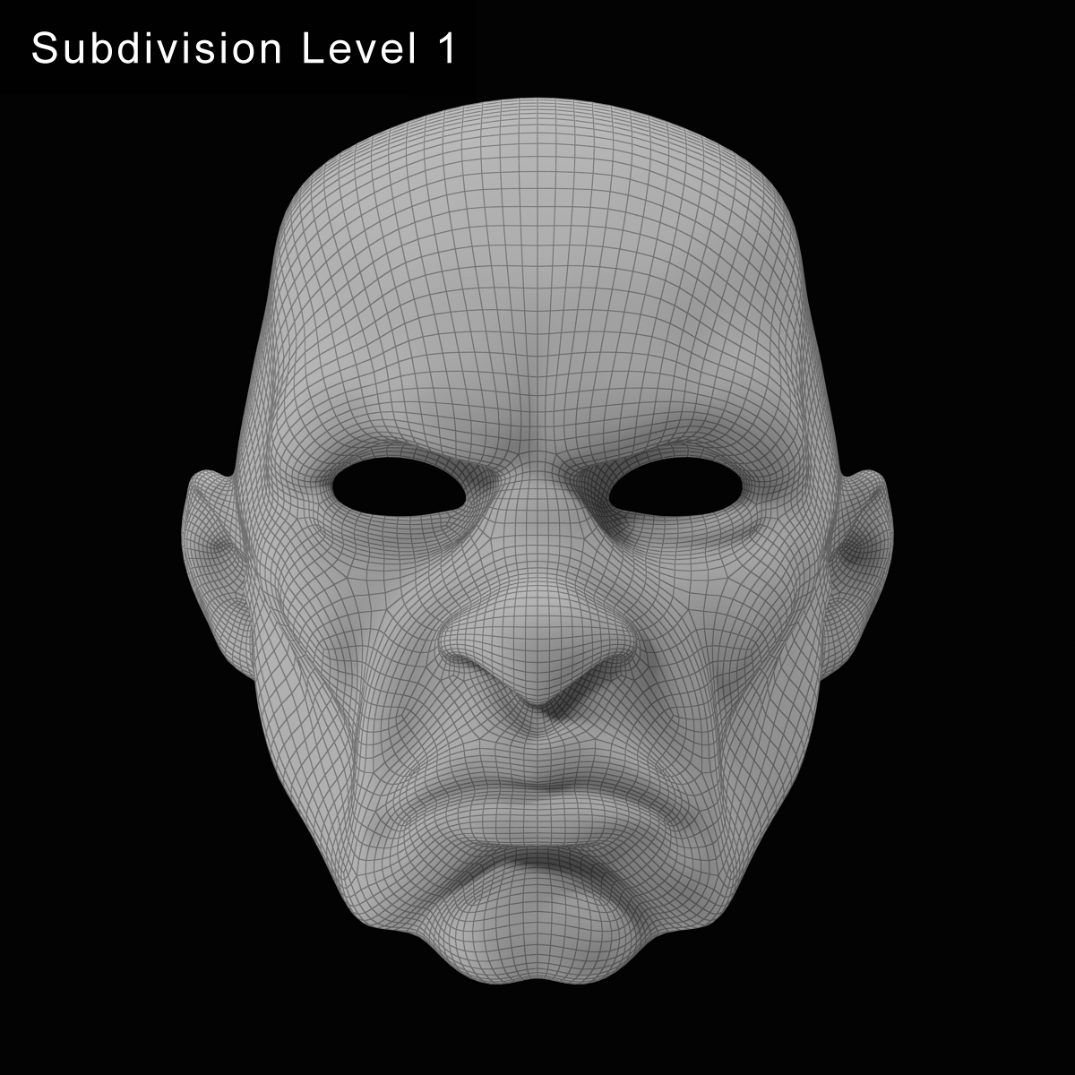 3d clown mask model