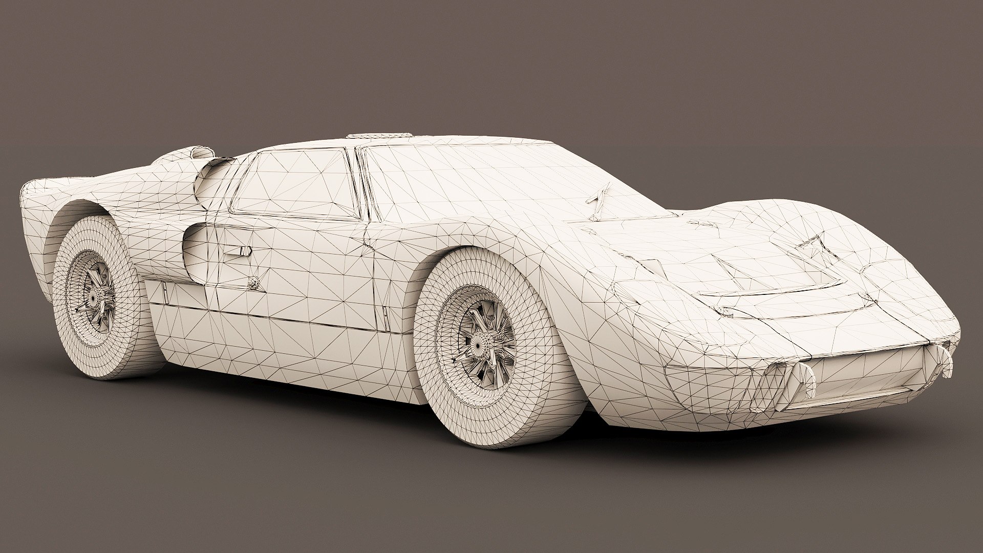 3D Model Ford Gt40 1966 - TurboSquid 2031923